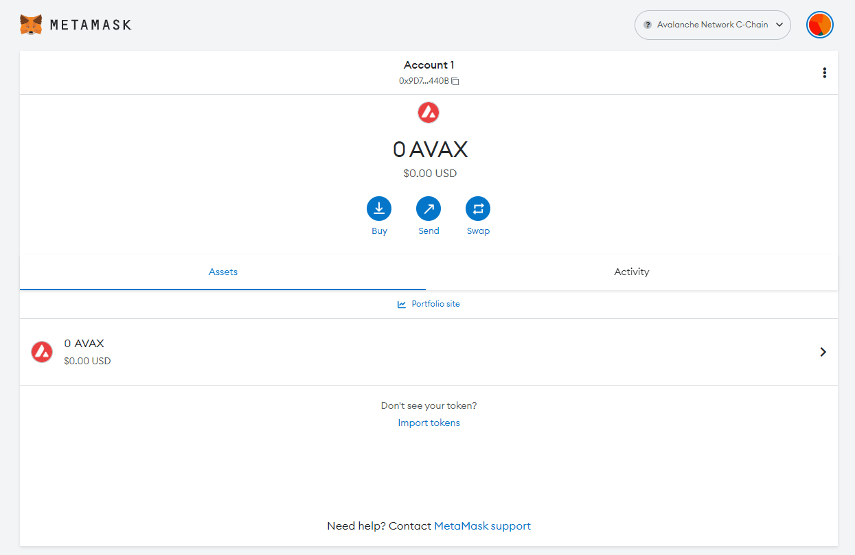 How to Add Avalanche to Metamask?