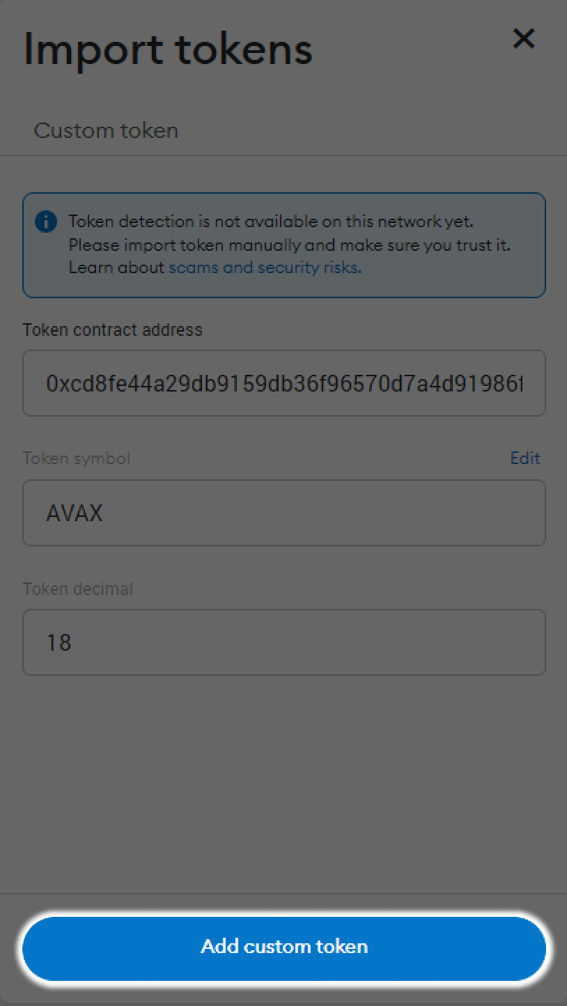 How to Add Avalanche to Metamask?