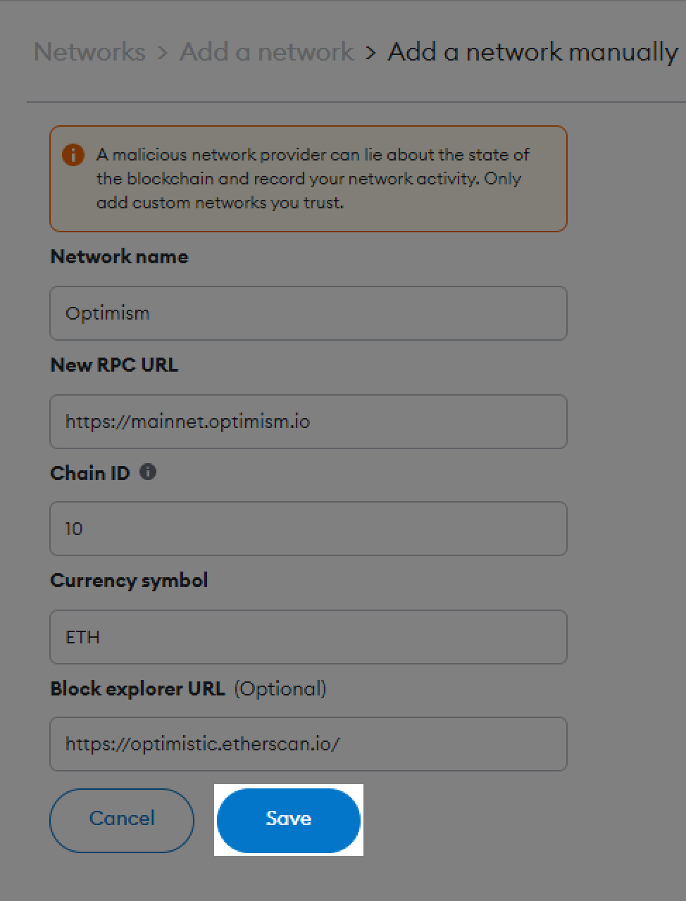 How to Add Optimism to Metamask in 4 easy steps